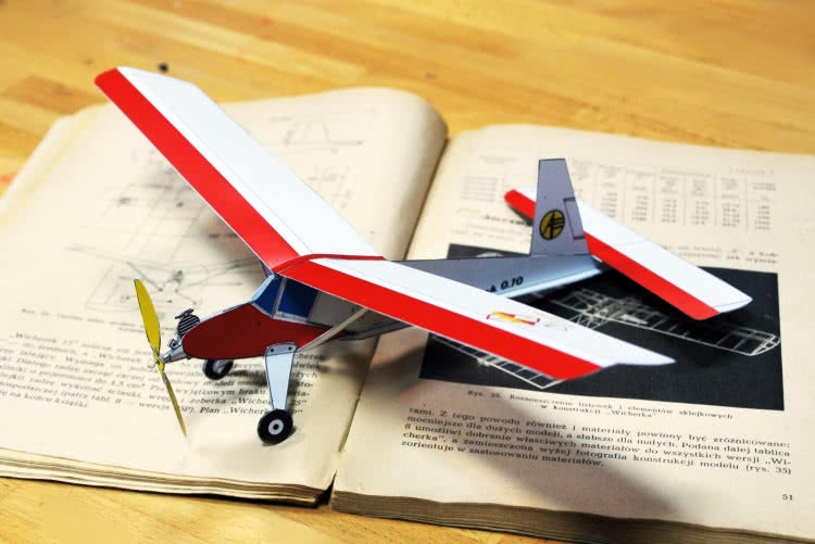 Wicherek 0,10 - czyli latający model słynnego polskiego latającego modelu!